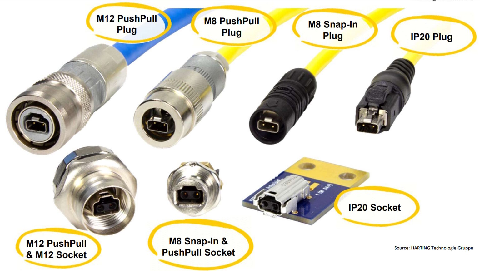 What connectors are used for single-pair Ethernet and PoDL? - EV ...